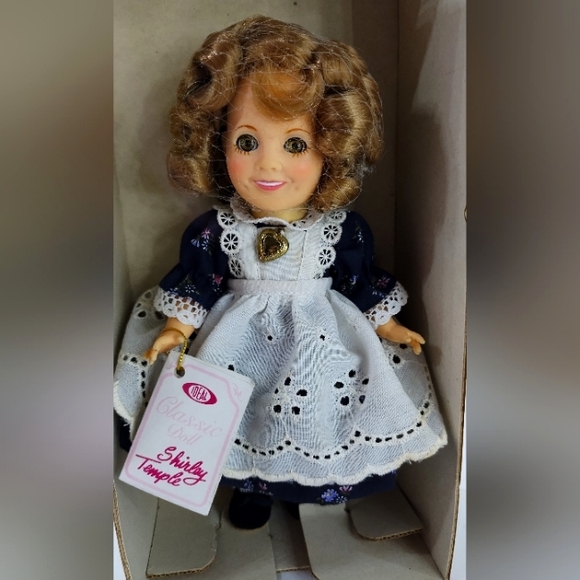 ideal | Toys | Vintage Shirley Temple Ideal Doll Blue Dress Littlest ...